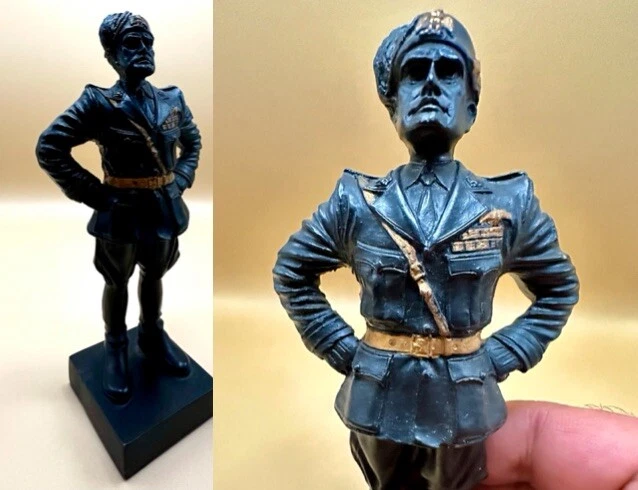 ITALY, MUSSOLINI THE Duce in Volunteer Militias uniform old figure ...