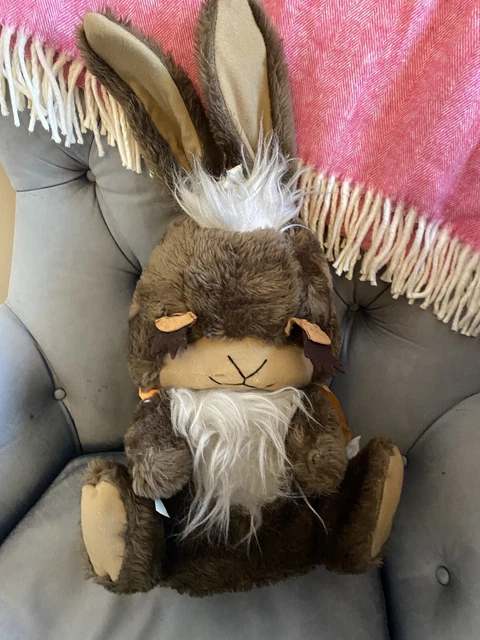 VINTAGE CHAD VALLEY Chiltern Hygienic Toys Plush Rabbit Bunny Pyjamas ...