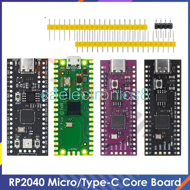 NEW RASPBERRY PI Pico Board RP2040 TYPE-C / MICRO Dual-Core 264KB ARM Low-Power $6.85 - PicClick CA
