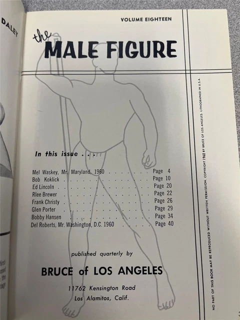 THE MALE FIGURE bodybuilding muscle beefcake magazine MEL WASKEY Volume ...