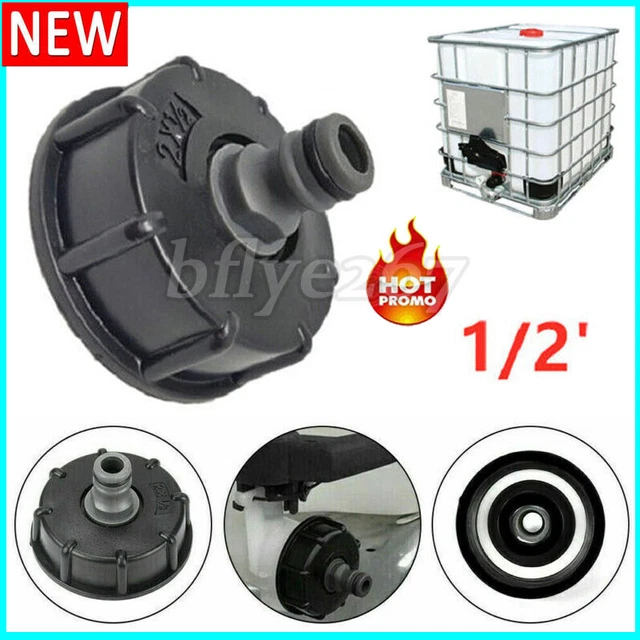 FOR IBC TANK Adapter Adaptor Connector Tap Hose Hoze Cap Water Bowser ...