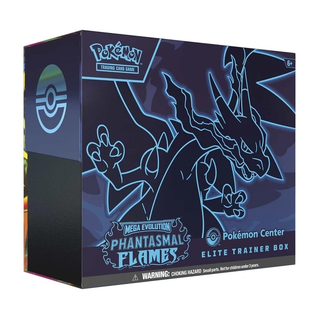 PHANTASMAL FLAMES POKEMON Center Elite Trainer Box ETB - PRESALE 14/11 ...
