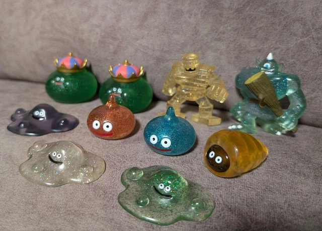 DRAGON QUEST CRYSTAL Monsters Gacha Gashapon Figures Lot Glitter Slime ...