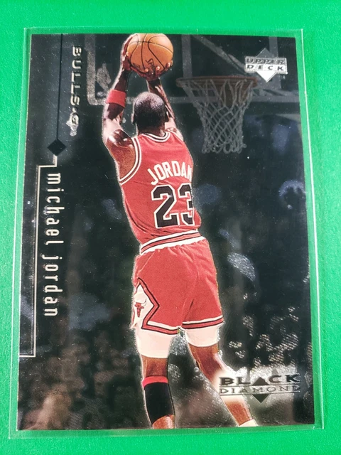 MICHAEL JORDAN 1998-99 Upper Deck Black Diamond #7 Chicago Bulls Air $5 ...