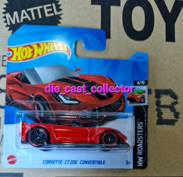 Hot Wheels 2023 B Case Corvette C7 Z06 Convertible Boxed Shipping