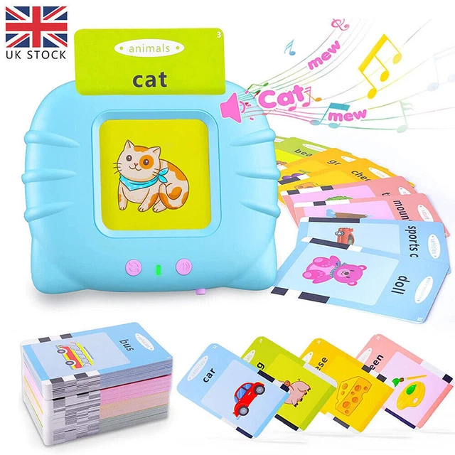 TALKING FLASH CARDS For Toddlers Preschool Words Learning Cards Toy For ...