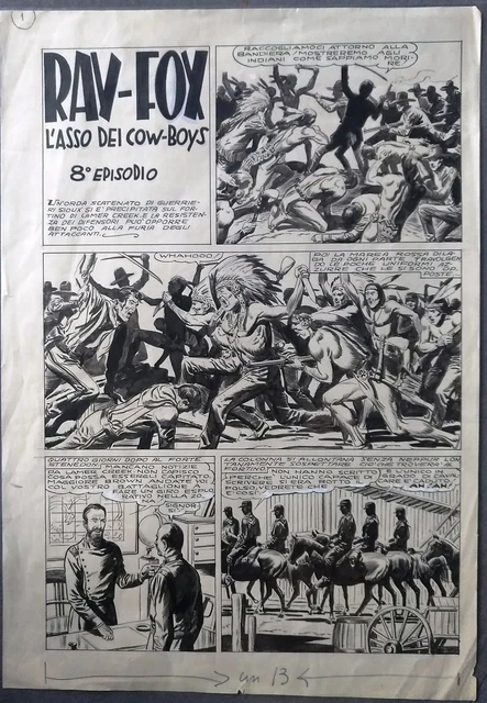 RAY FOX - Planche originale - 1953 EUR 184,63 - PicClick FR