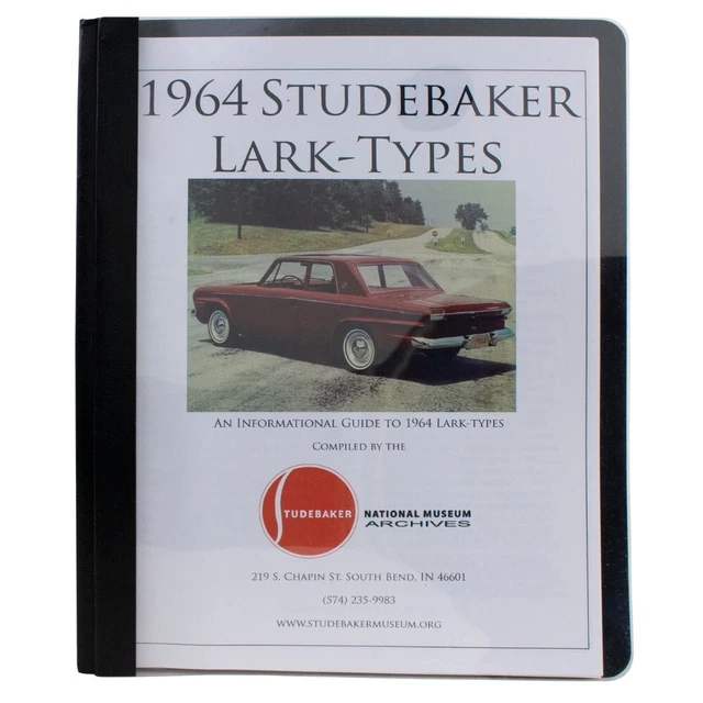 MONOGRAPHIE STUDEBAKER | "1964 Studebaker Alouk-Types" EUR 32,22 ...