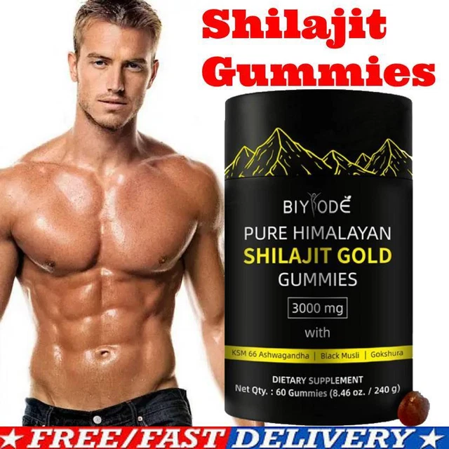 2025 PURE HIMALAYAN Shilajit Gold Gummies With Black Seed Oil HOT 60pcs £10.04 - PicClick UK