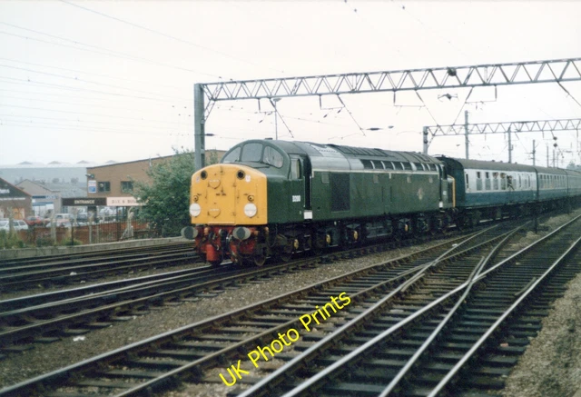 RAILWAY PHOTO 6X4 Class 40 40122 D200 ex 16.05 frm Leeds Carlisle 13/8 ...