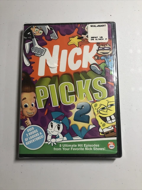 NICK PICKS 2 DVD SpongeBob Fairly OddParents Rugrats New Sealed $27.77 ...