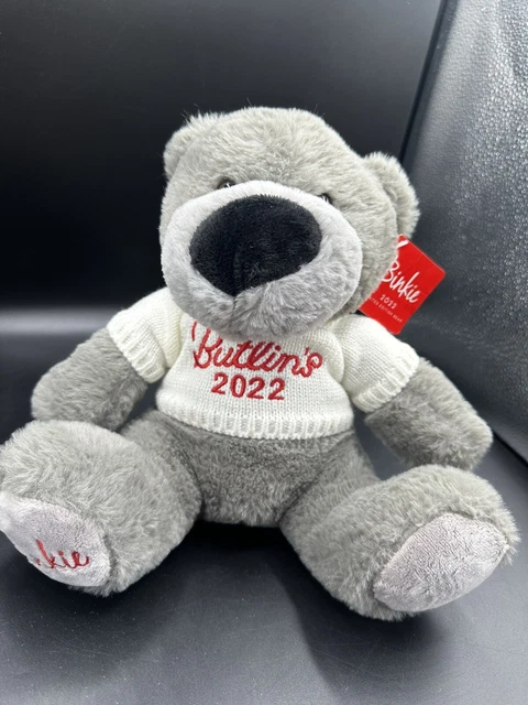 RARE BUTLIN’S COLLECTIBLE Binkie Bear 2022 Soft Toy Plush Teddy Skyline ...