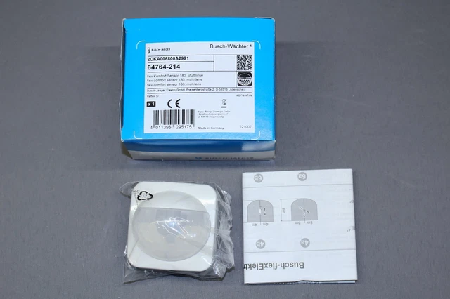 **BUSCH JAEGER 64764-214 flex Komfort Sensor Bewegungsmelder Reflex Si ...