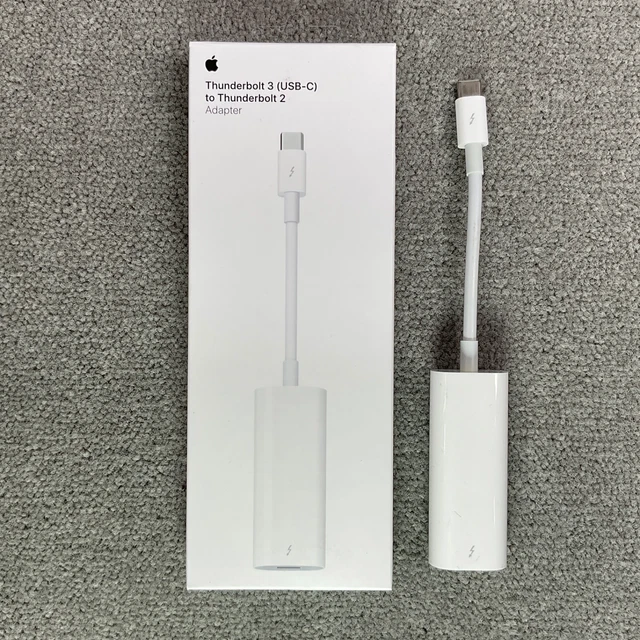 APPLE A1790 THUNDERBOLT 3 (USB-C) to Thunderbolt 2 Adapter Genuine £25. ...