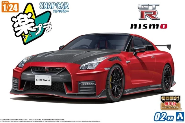 AOSHIMA 1/24 SNAPCAR R35 NISSAN GT-R NISMO Special ED 2022 NISMO 02-VR ...