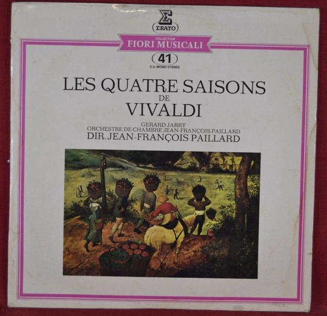 LIVRE DISQUE VIVALDI LES QUATRE SAISONS DELPHINE SEYRIG / très bon état ...