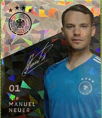 GLITTER CARD REWE DFB WM 2022 DFB Manuel New No. 1 - Glitter Card £2.63 ...