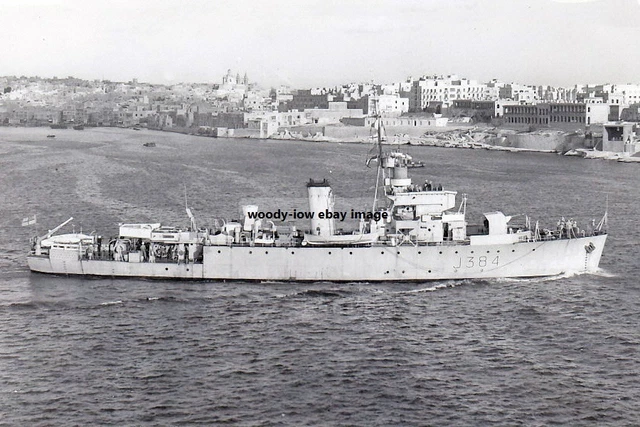 RP14545 - ROYAL Navy Warship - HMS Rowena , built 1944 - print 6x4 £2. ...