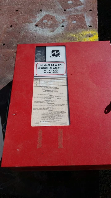 FIRE ALARM NAPCO MFA 6000 Fire Control Panel w enclosure 6024 £320.15 ...