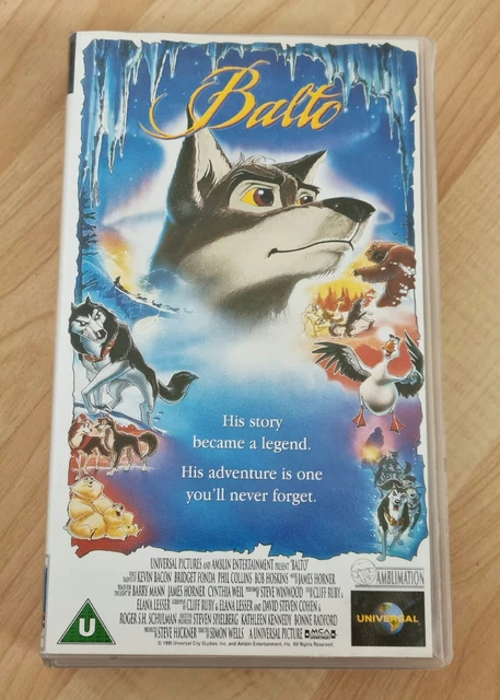 BALTO VHS CASSETTE £6.98 - PicClick UK