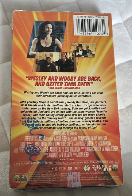 MONEY TRAIN VHS 1996 Wesley Snipes Woody Harrelson New Sealed ...