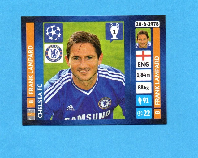 PANINI-CHAMPIONS 2013-2014-FIGURINA N.335- LAMPARD - CHELSEA -NEW BLACK ...