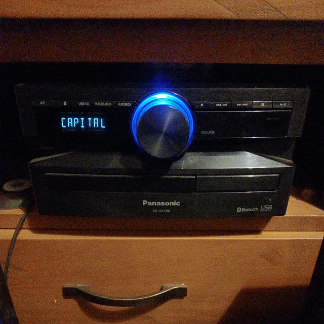 PANASONIC SC-UX100 BLUETOOTH Micro Hi-Fi System - Black £40.00 ...