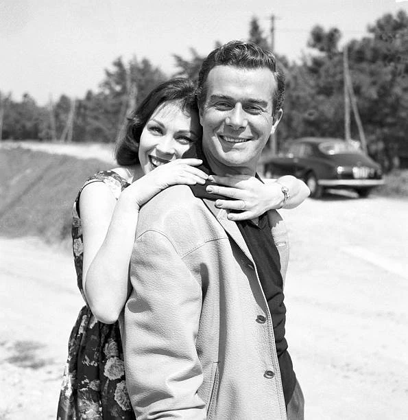 ITALIAN ACTRESS SCILLA Vannucci Hugging Italian Actor Massimo Serato ...