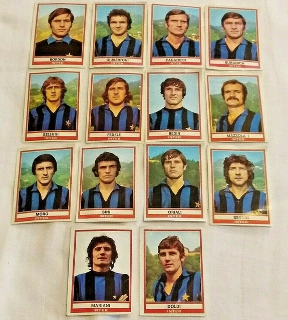 ALBUM CALCIATORI PANINI 1973/74 Figurine INTER Serie A Soccer ...