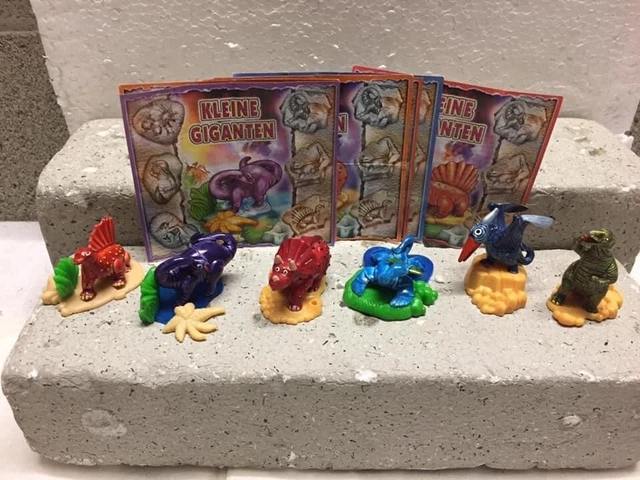 KINDER SURPRISE GERMANIA KLEINE GIGANTEN Set completo con Cartina EUR ...