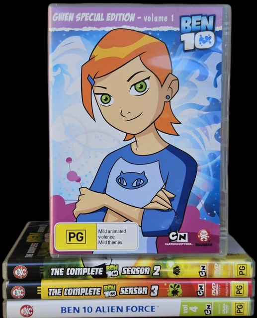 BEN 10 ALIEN Force Volume 1 4 Season 2 3 DVD Bundle Region 4 *2 Discs ...