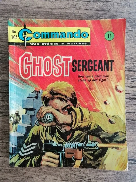 VINTAGE COMMANDO COMIC # 165 Ghost Sergeant, May 1965 £7.06 - PicClick UK