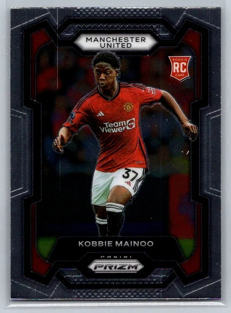 2023-24 PANINI PRIZM EPL Kobbie Mainoo Rookie RC Manchester United #38 ...