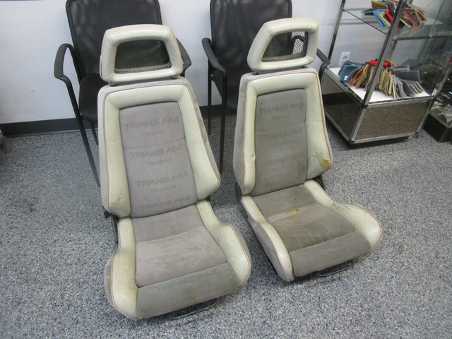 1984 PONTIAC FIREBIRD Trans Am Recaro Seat Pair Front Core For Redone ...