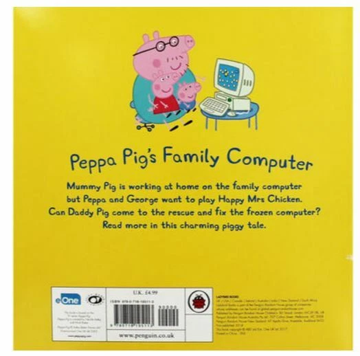 PEPPA PIG'S FAMILY Computer Peppa Pig Story Book By Ladybird Book ...