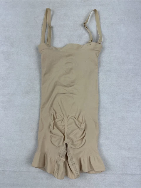 SKIMS SEAMLESS SCULPT Strapless Shortie Shapewear Shorts Bodysuit Sand ...