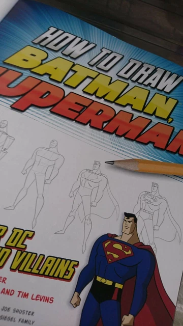 HOW TO DRAW batman superwoman aquaman joker wonder woman DC comics book ...
