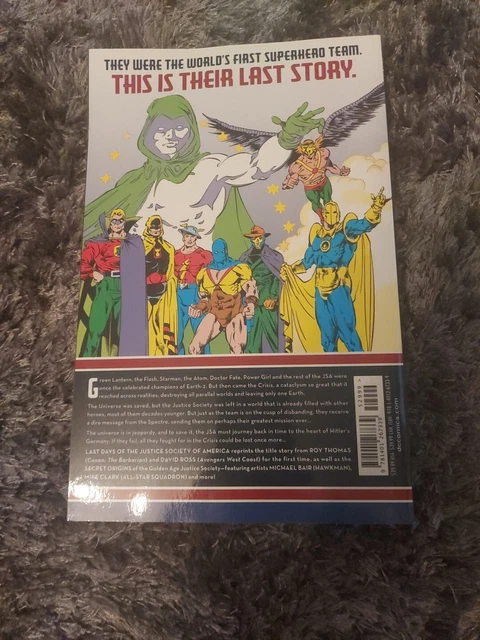 DC COMICS LAST Days Of The Justice Society Of America Roy Thomas ...