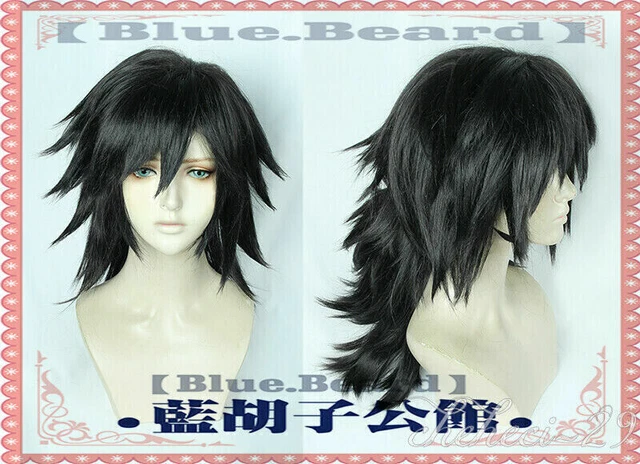 DEMON SLAYER: KIMETSU no Yaiba Tomioka Giyuu Hair Gothic Wigs Party EUR ...