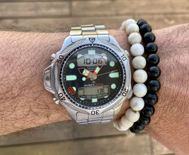 VINTAGE CITIZEN PROMASTER Aqualand C500 Diver's 200 JP1010 EUR 280,00 ...