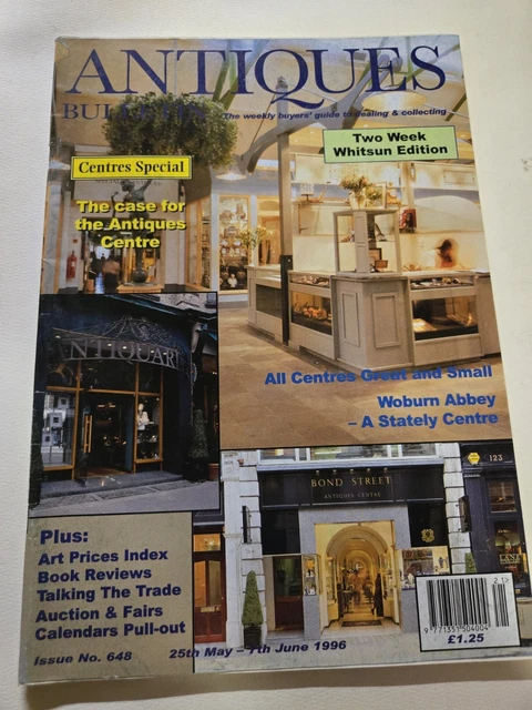 ANTIQUES BULLETIN MAG June 1996 Antique Centre Special Woburn Abbey ...