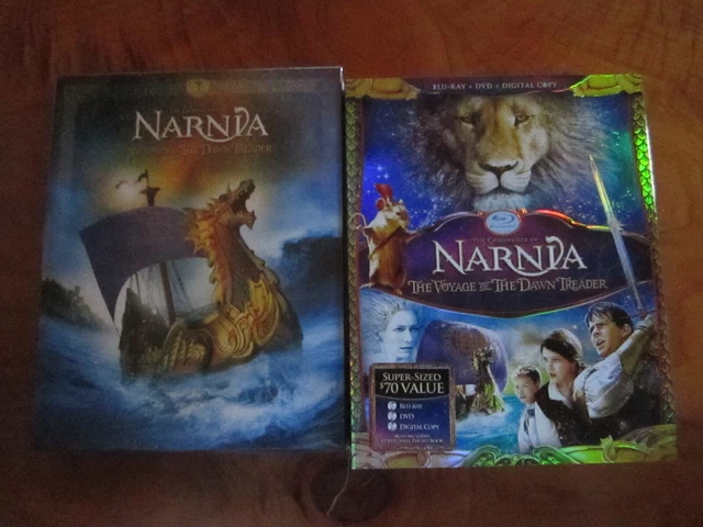 DVD BLU-RAY NARNIA The Voyage Of The Dawn Treader & Picture Book New ...