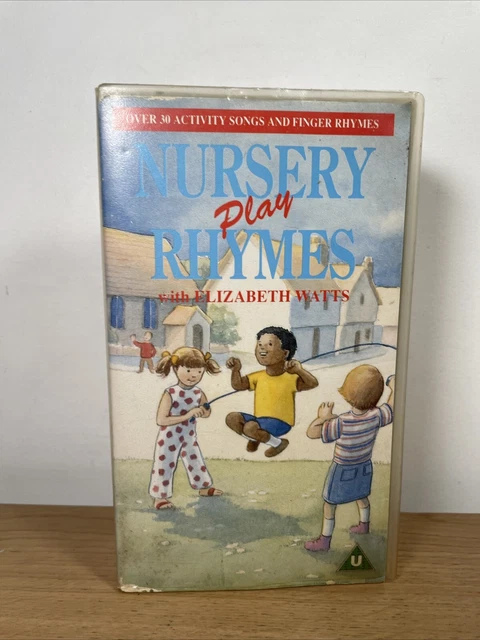 NURSERY PLAY RHYMES With Elizabeth Watts Pal Vhs Video Kids Children £ ...