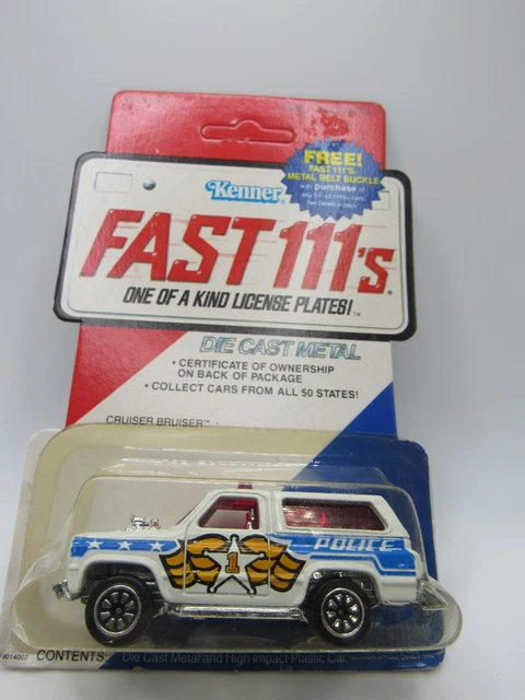 VINTAGE KENNER FAST 111's CRUISER BRUISER Unpunched card $10.00 - PicClick
