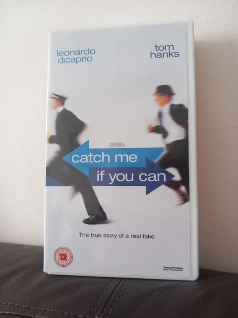 CATCH ME IF You Can ~ Dreamworks VHS Big Box Ex Rental ~ Leonardo DiCaprio £3.95 - PicClick UK