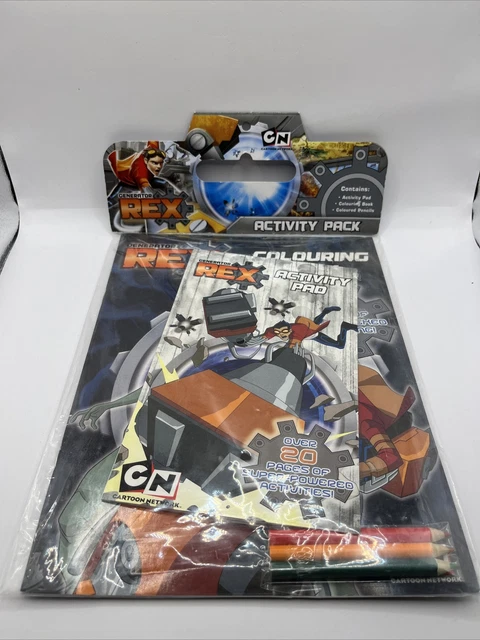 CARTOON NETWORK GENERATOR Rex Activity Pack Colouring Book And Activity ...