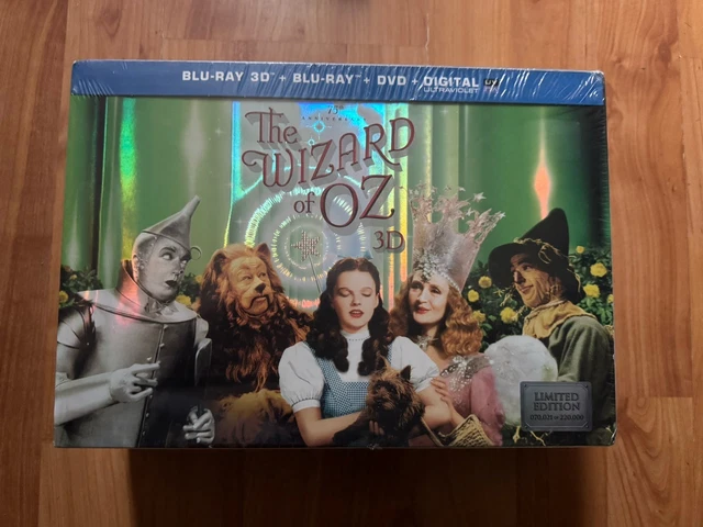 WIZARD OF OZ-BLU Ray/3d/dvd- Collectors Limited Box Set- US IMPORT ...