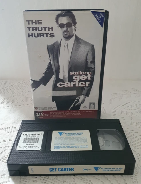 GET CARTER VHS 2002 Sylvester Stallone, Michael Caine, Mickey Rourke ...