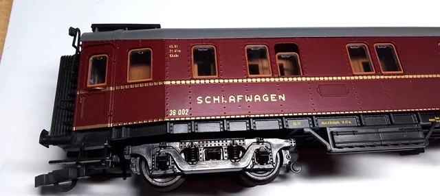 *WILAP* ROCO &HECHT& (45446?) Mitropa Schlafwagen Spur H0 -36002- mit ...