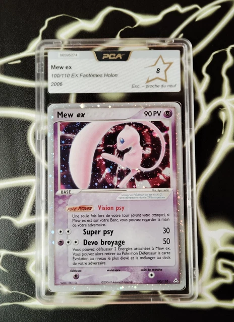 CARTE POKÉMON MEW Ex 100/110 Ex Fantôme Holon Bloc PCA 8 FR Unique ...